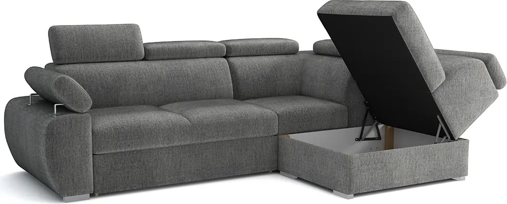 Sedací souprava BASTON | 260x188 cm | rozkládací + úložný prostor | VÝBĚR TKANIN