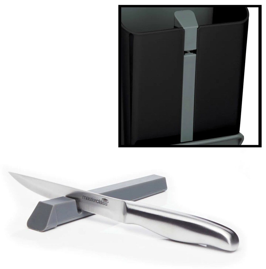 Stojan na nože a kuchyňské náčiní MasterClass, multifunkční MCSUTENSIL