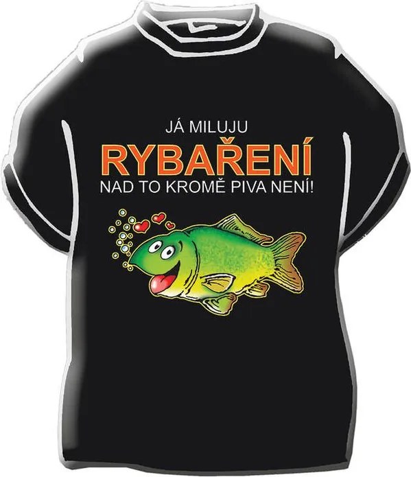 Originální tričko Já miluju rybaření vel. L