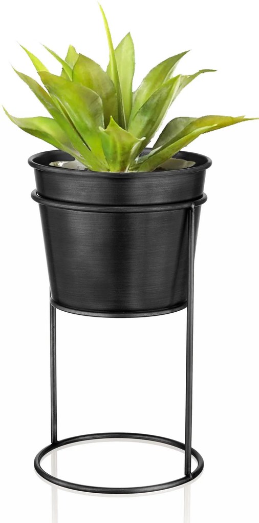 Kalune design Kovový květináč na stojanu MIOLI kulatý 742TMA6926