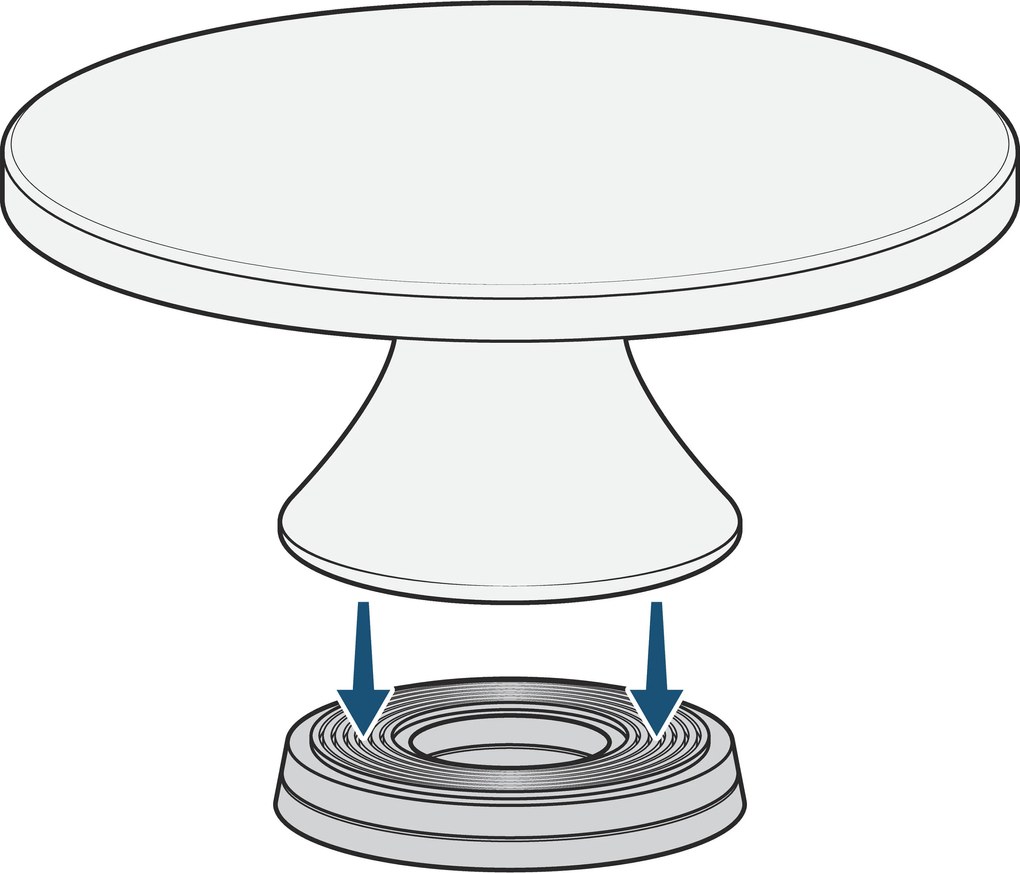 Tchibo - Točna na dort - barva: fialová