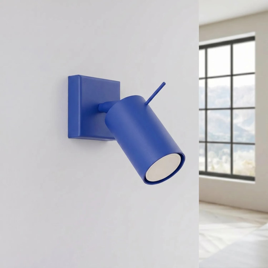 Sollux Lighting Nástěnné svítidlo RING ultramarínové