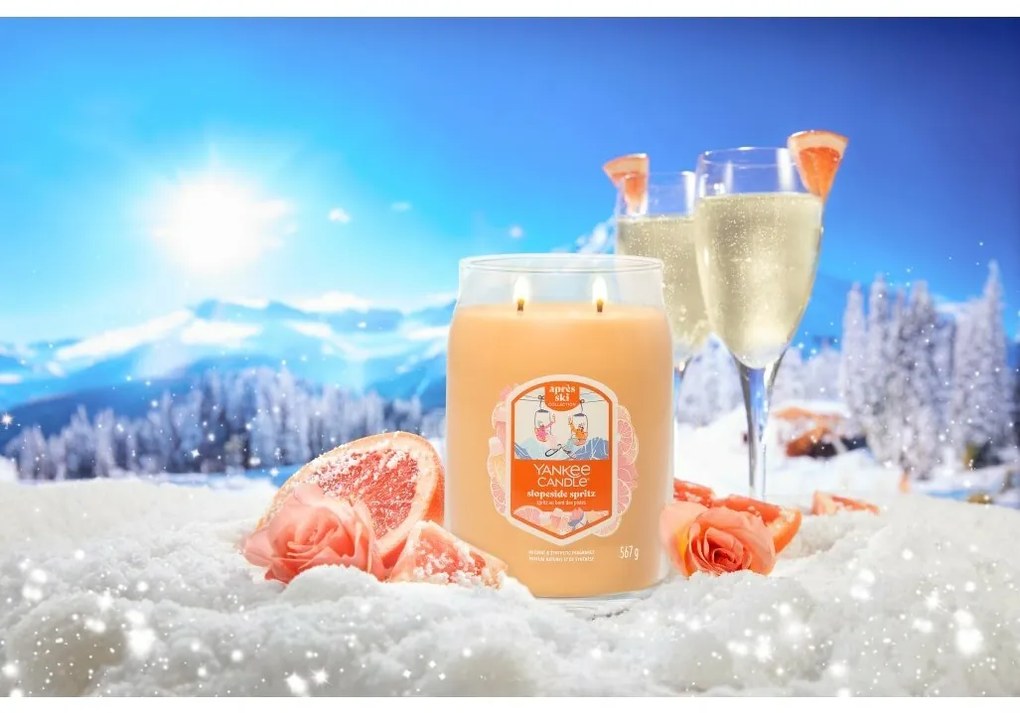 Yankee Candle Vonná svíčka velká Signature Slopeside Spritz, 567 g, L