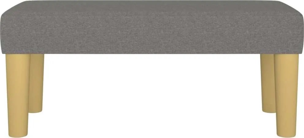 vidaXL Lavice 70 x 30 x 30 cm textil [346625] Barva: Černá