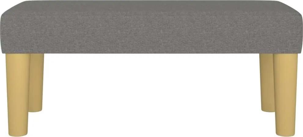 vidaXL Lavice 70 x 30 x 30 cm textil [346625] Barva: světle šedá