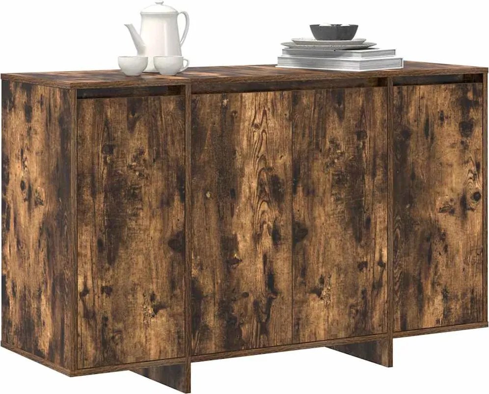 Servírovací skříň Kouřový dub 120 x 41 x 75 cm Kompozitní dřevo 3333900