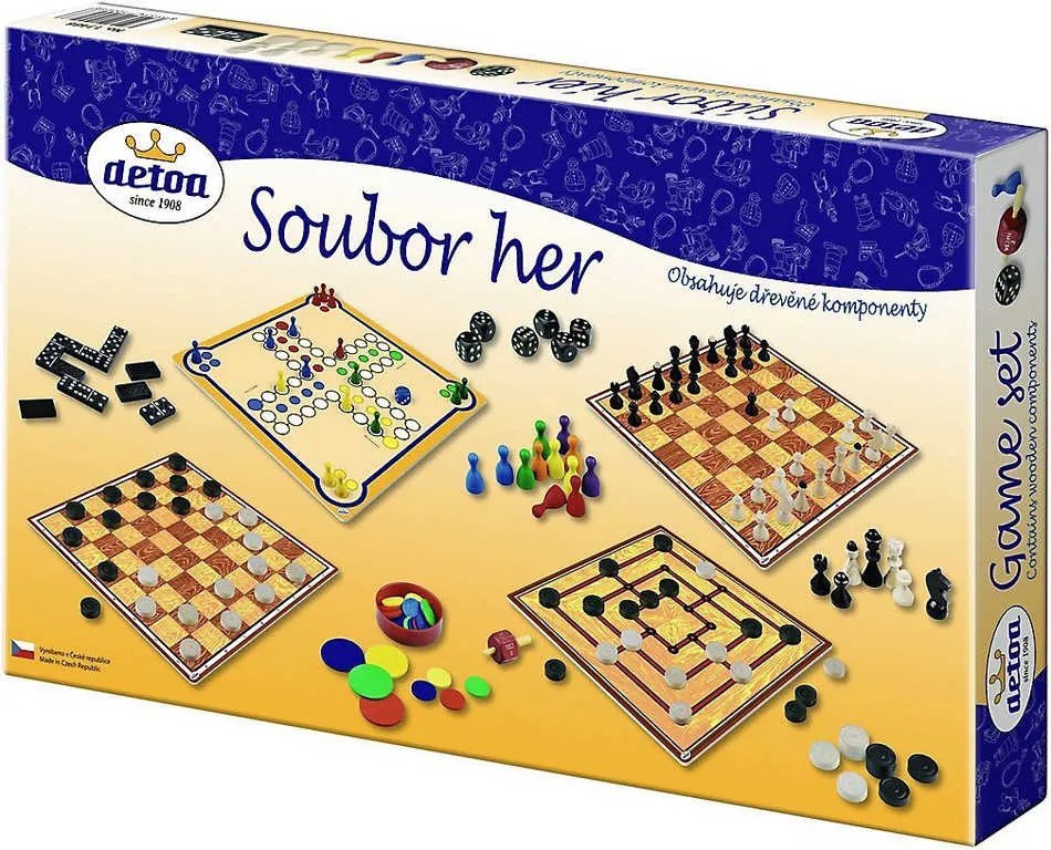 DETOA  Soubor her * DŘEVĚNÉ HRAČKY * dt13488
