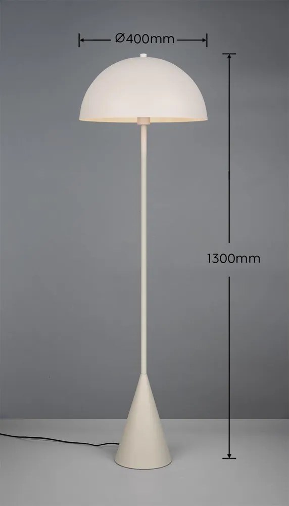 Bílá stojací lampa (výška 130 cm) Alfie – Trio