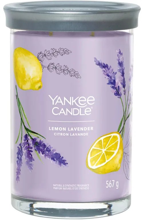 Yankee Candle – Signature Tumbler svíčka Lemon Lavender (Citron a levandule) Velikost: velká 567 g