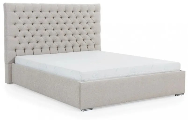 Elegantní čalouněná postel FEATHER 140x200 cm Monolith 1 Ano přidat pufu