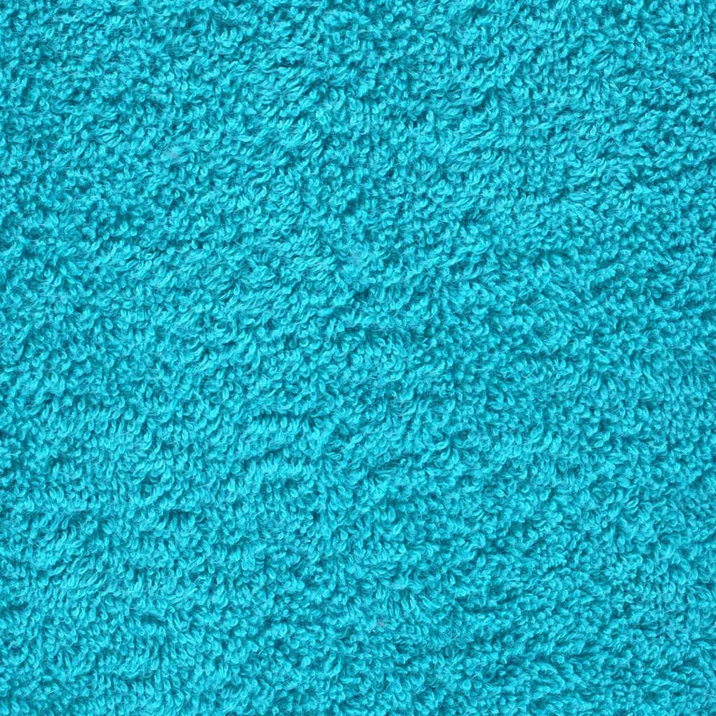 Premium ručníky SOLUND 10 ks tyrkysové 50x100 cm 600 g/m² 137451