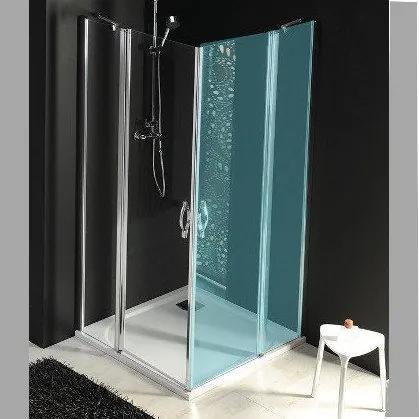 GELCO - ONE sprchové dveře s pevnou částí 800 mm, čiré sklo GO4880
