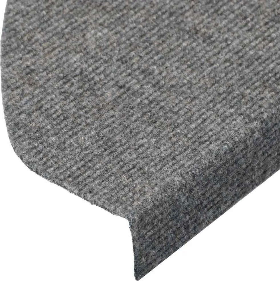Samolepicí podložky na schody 30 ks šedé 65x22,5x3,5 cm 3365912