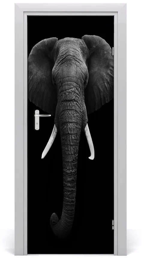 Samolepící fototapeta na dveře Africký slon 75x205cm