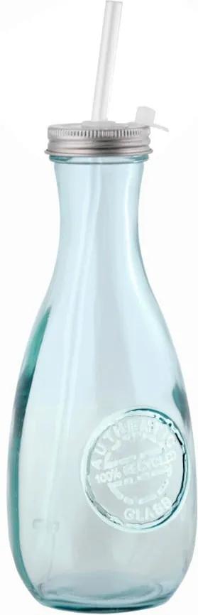 Lahev na pití z recyklovaného skla Ego Dekor, 600 ml