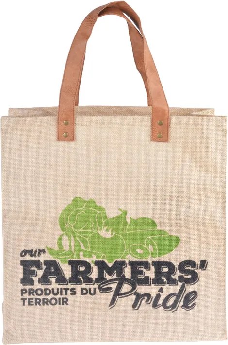 Esschert Design - jutová nákupní taška Farmers Pride