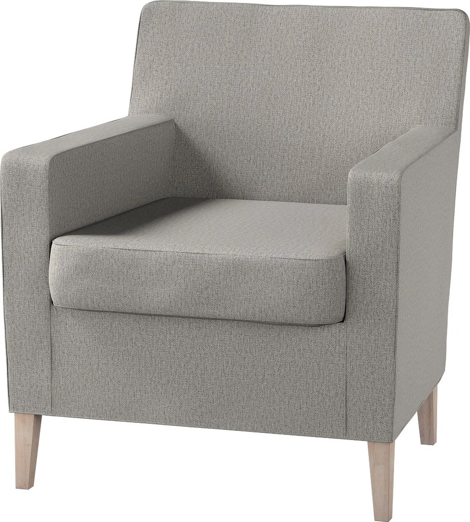 Potah na křeslo IKEA Karlstad barva šedá látka pletený vzor