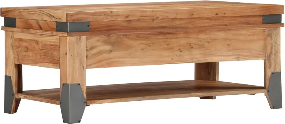 Konferenční stolek - masivní akáciové dřevo | 110x55x45 cm