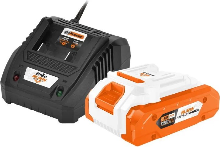 RURIS Alfa UP 2400e 20 V / 4 Ah / 24e SET - akumulátor s nabíječkou
