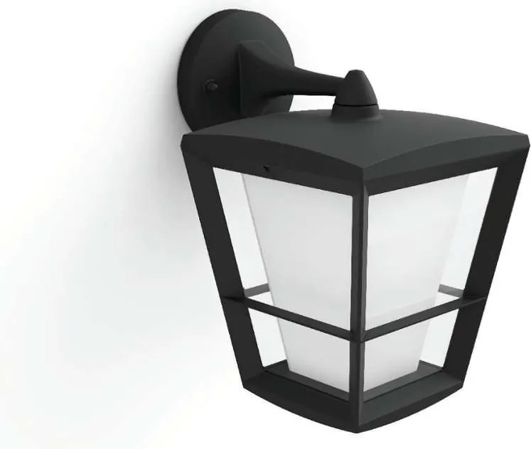 Philips Hue Econic - Chytré nástěnné venkovní LED svítidlo, černá 915005732301