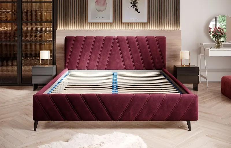Postel Calypso s matrací Zvolte rozměr postele: 160x200 cm, Barevné provedení: Riviera 96