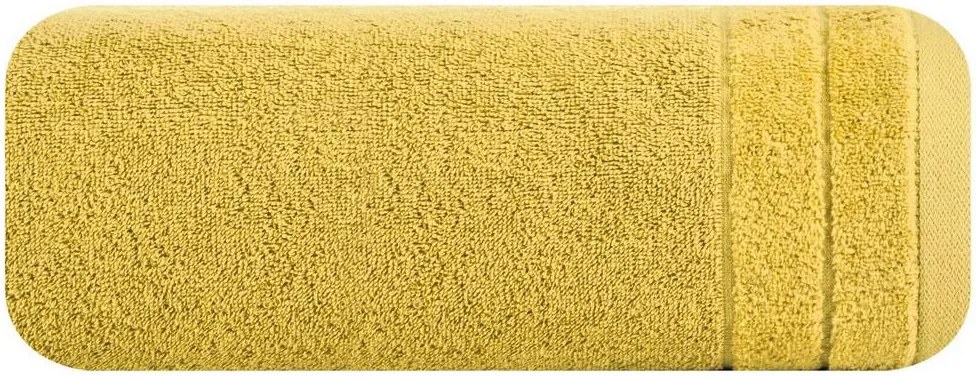 Ručník Damla 70x140 hořčice 500g/m2 Eurofirany