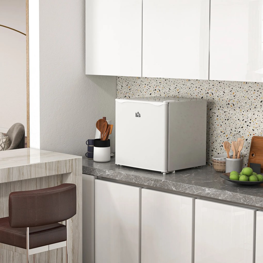 HOMCOM Mini mraznička, 35 L mrazicí box, 5stupňová regulace teploty, bílá