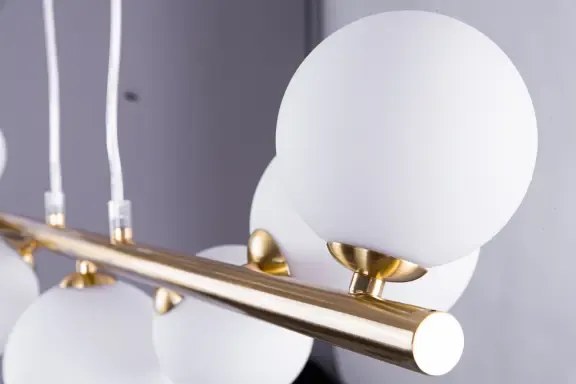 Designová lampa Sybilla 6 zlaté