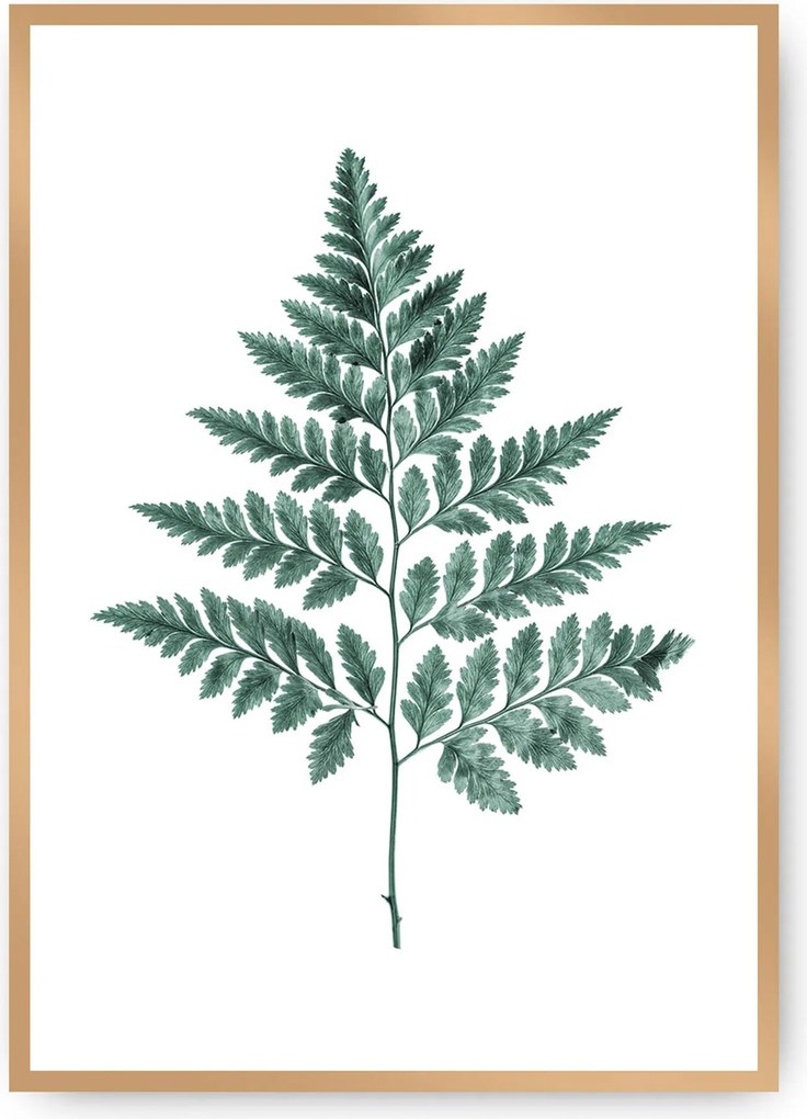 Plakát Fern Emerald Green