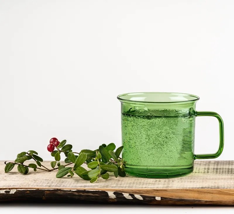 Hrnek Glass 0,35l, zelený