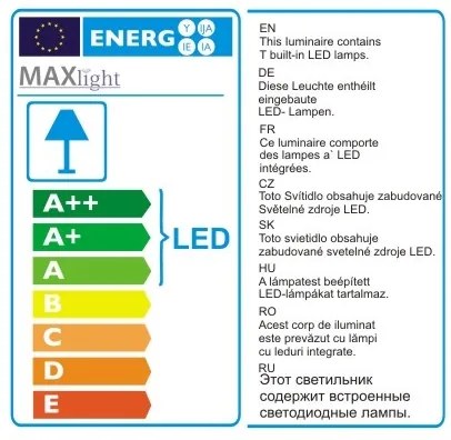 Stropní LED osvětlení MAXlight ORGANIC C0117