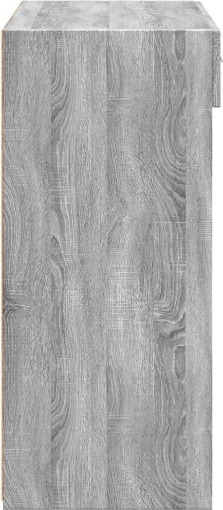 Příborník šedý sonoma 80 x 42,5 x 93 cm kompozitní dřevo 3281481