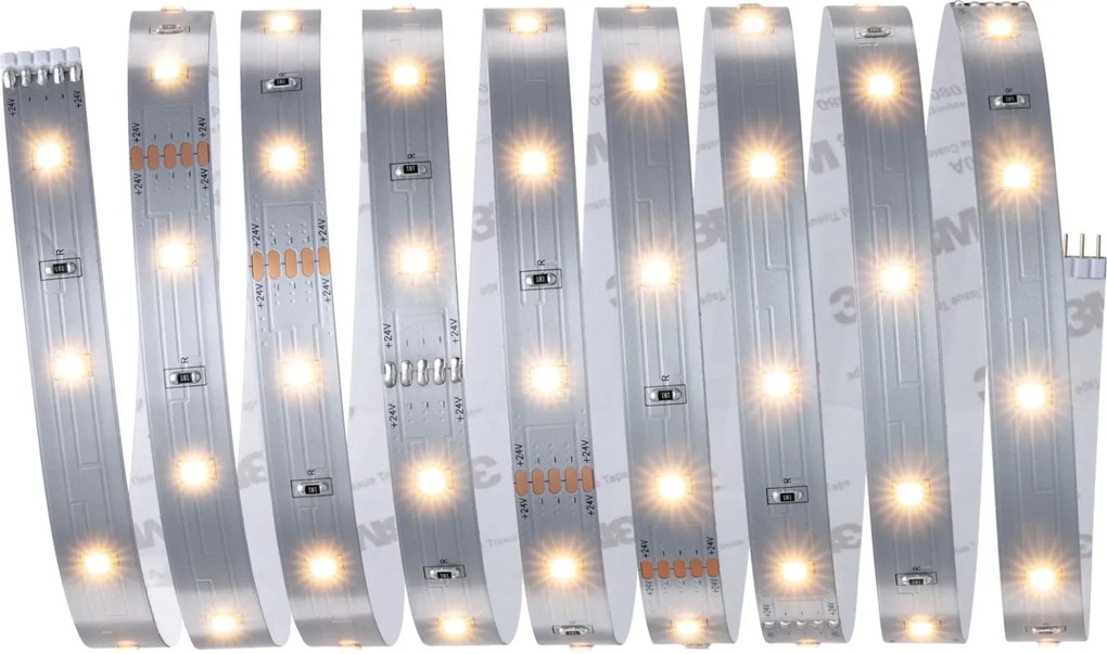 Paulmann MaxLED 250 pásek teplá bílá 2700K, IP20, 10W 230/24V, stříbrná, 2,5 m