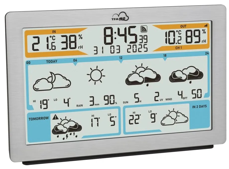 TFA 35.8100.54 - Bezdrátová WiFi meteostanice TFA.me ID-02