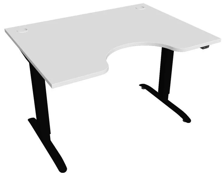 Hobis Motion Elektr. nastavitelný stůl 120x90 - HOBIS ERGO MOTION MSE 2 1200 Dekor stolové desky: bílá, Barva kovové podnože: černá