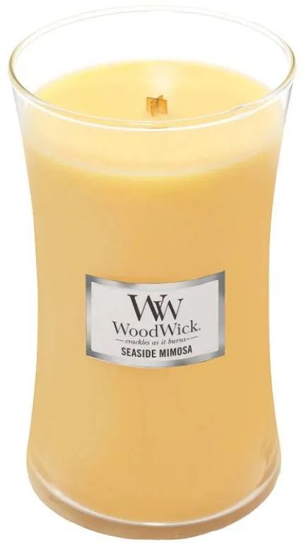 WoodWick - vonná svíčka Seaside Mimosa (Přímořský koktejl) 609g