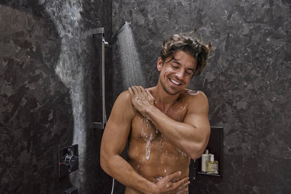 Hansgrohe Pulsify E, Tyčová ruční sprcha 100 1jet EcoSmart+, chrom, HAN-24321000