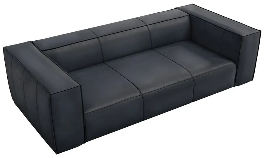 Tmavě modrá kožená pohovka 227 cm Madame – Windsor &amp; Co Sofas
