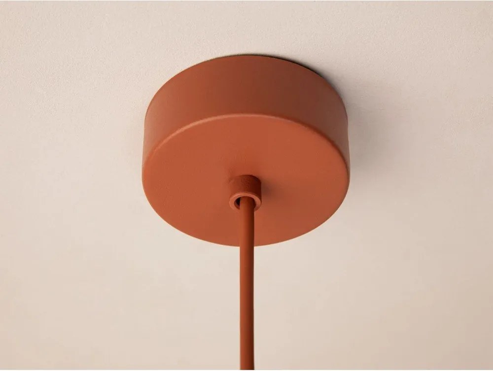 Béžové kovové závěsné svítidlo ø 30 cm Ori – Micadoni