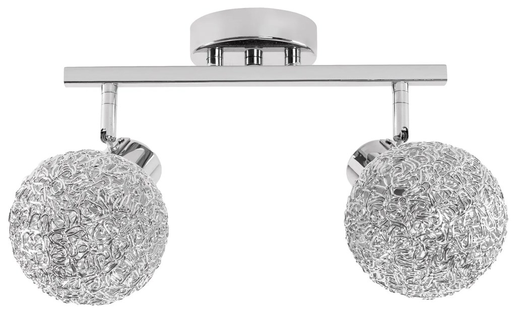 Toolight - Stropní lampa Glamour 2xE27 60W APP671-2C, chromová OSW-05641