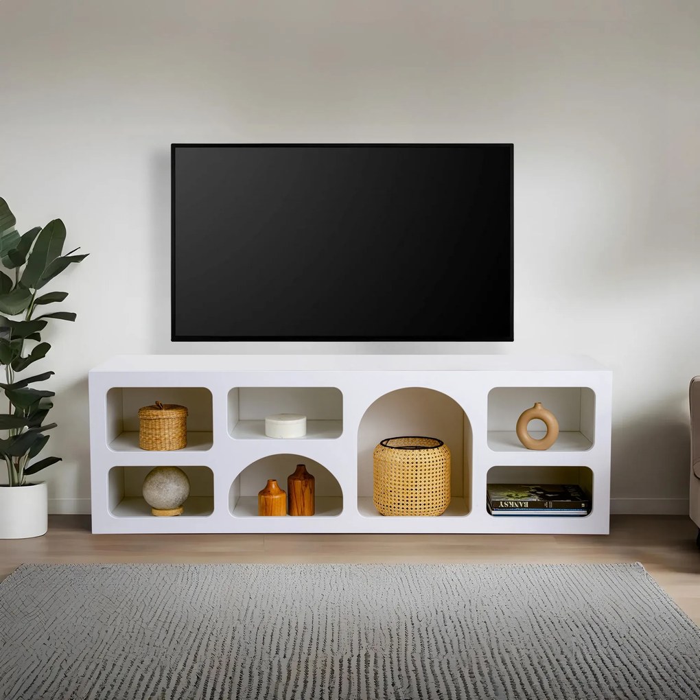 Kalune design Konzolový stolek LORIN bílý