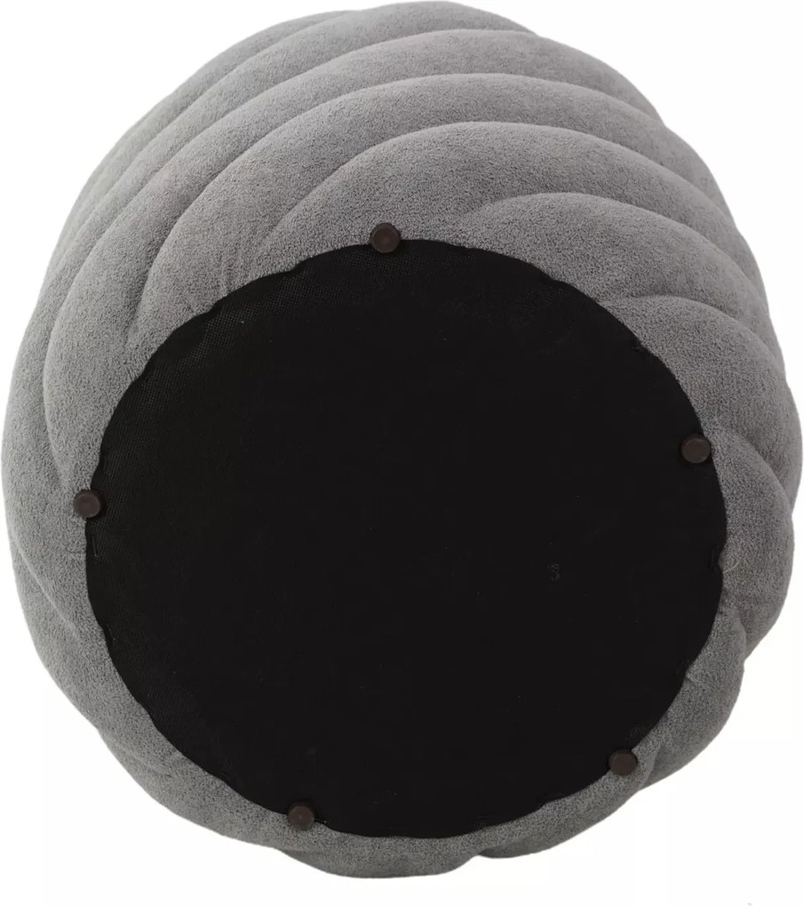 Taburet Pelaro s úložným prostorem světle šedý
