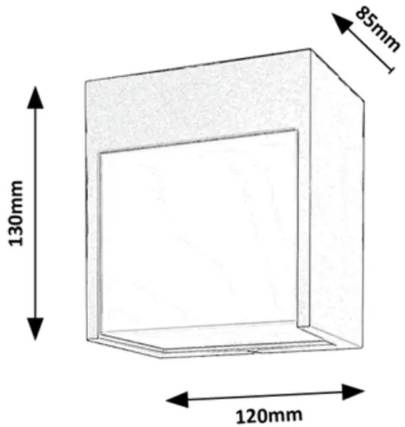 Rabalux 7477 - LED Venkovní nástěnné svítidlo BALIMO LED/12W/230V bílá IP54