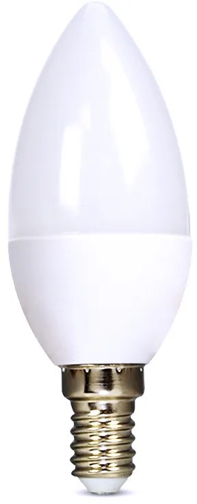 Solight LED žárovka, svíčka, 6W, E14, 6000K, 510lm