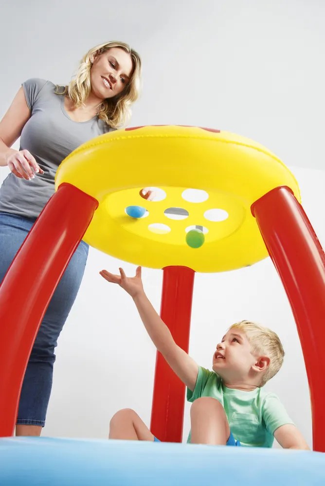 LEAN Dětský nafukovací bazének se stříškou Fisher-Price Bestway 93541