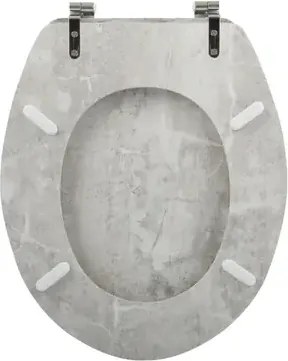 MSV STONEHENGE WC prkénko šedé / MDF