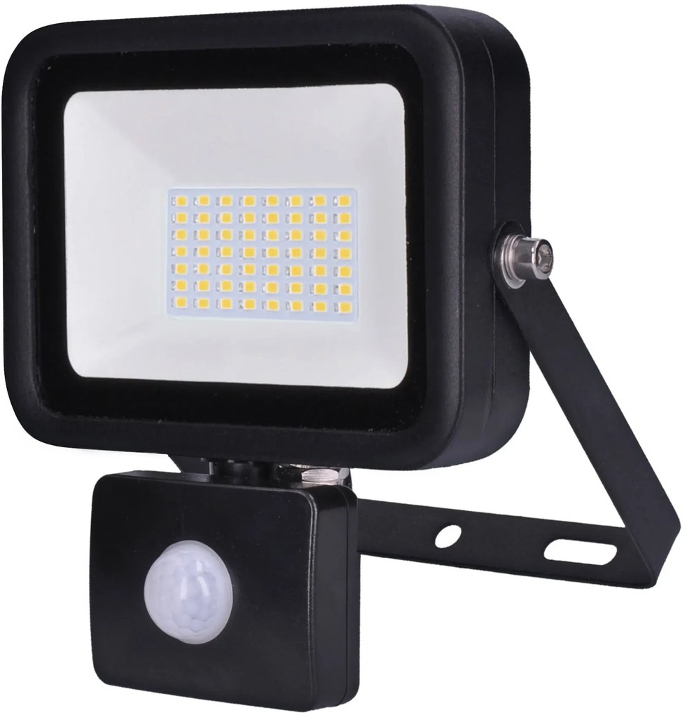 Led reflektor solight led reflektor pro se senzorem, 50w