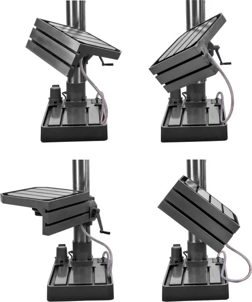 Průmyslová vrtačka s úhlovým stolem a frekvenčním měničem PROMA M-1840UF/400