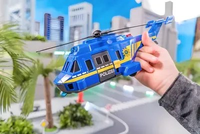 DICKIE Helikoptéra policie Special Forces modrá / Helikoptéra / Plast