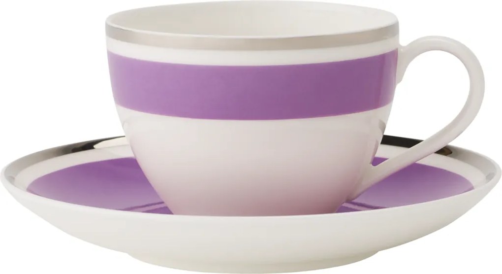 Villeroy&Boch Anmut My Colour Pink Rose kávový šálek s podšálkem